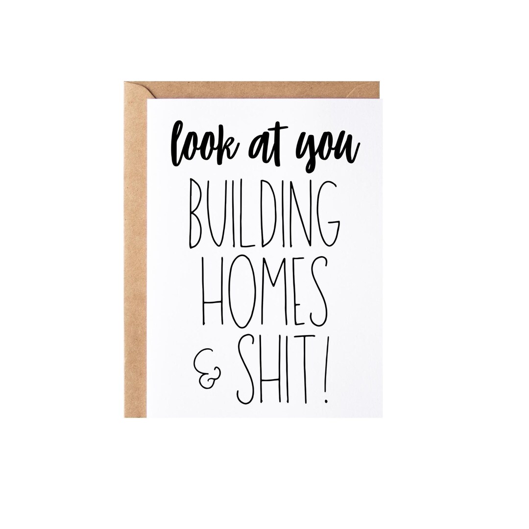 Home Builder Gift, Card | Funny Home Builder Thank You Appreciation ...