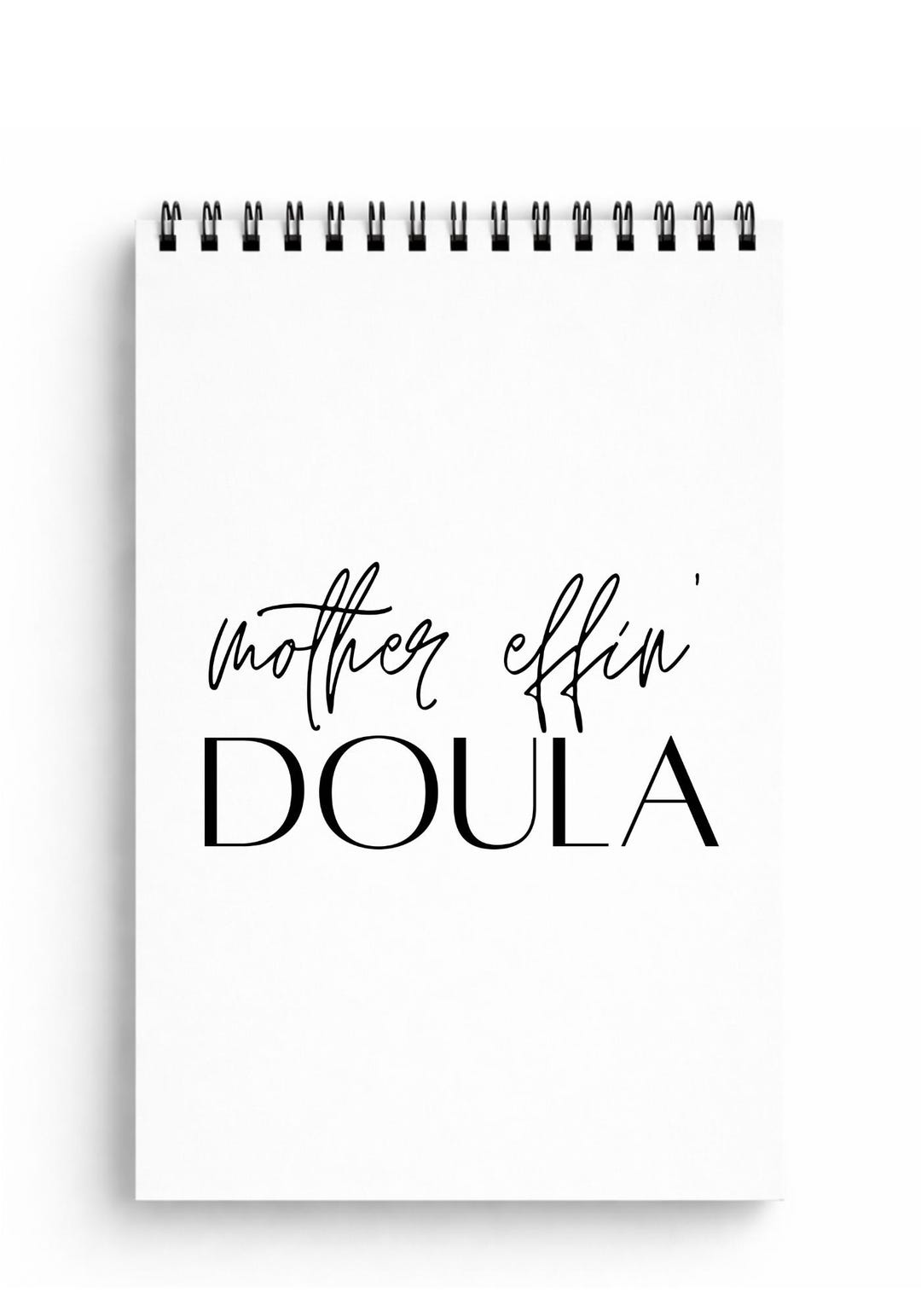 Doula Gift, Doula Thank You Notebook From Mom | Funny Doula ...