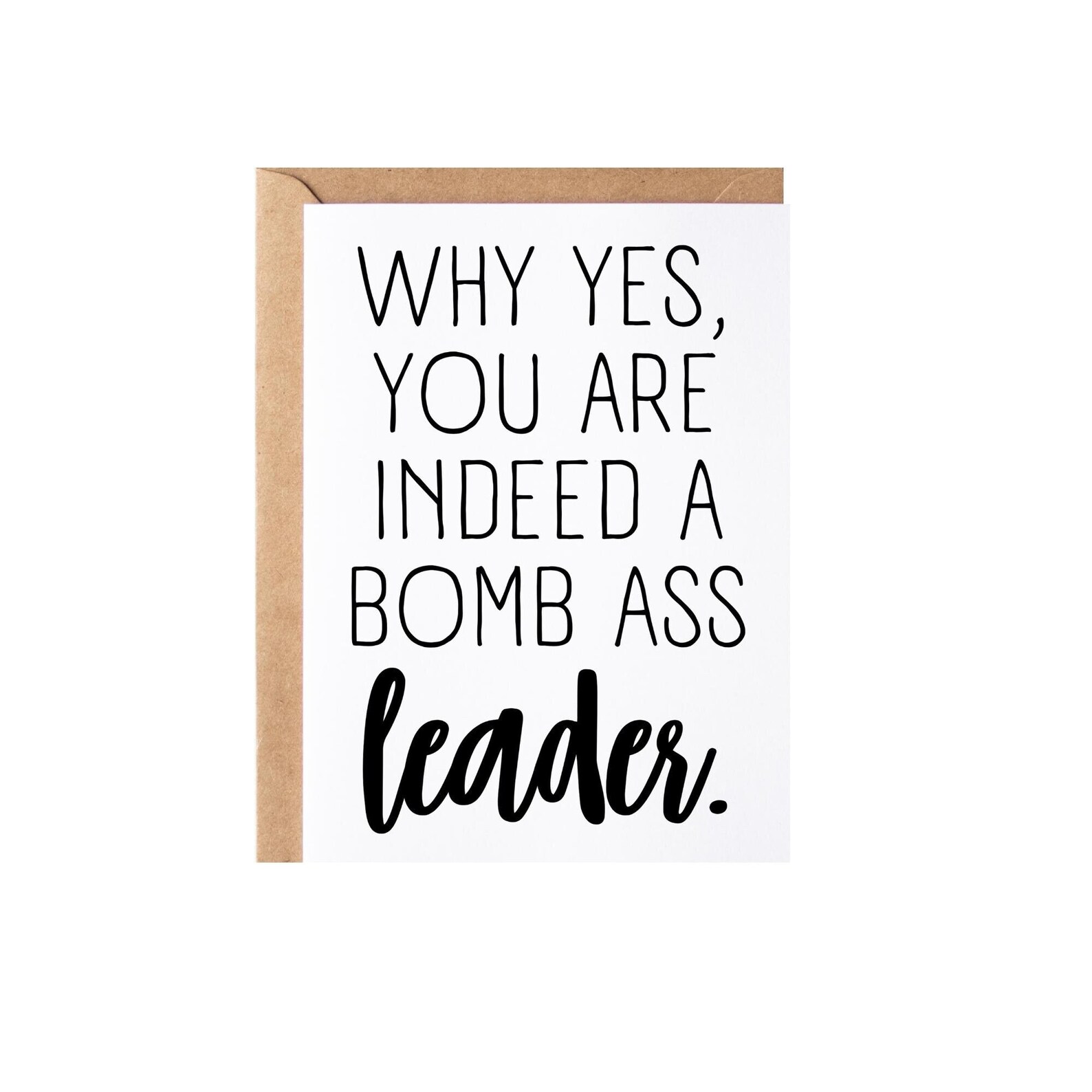 Leader Gift, Card | Funny Group + Team Leadership Thank You ...