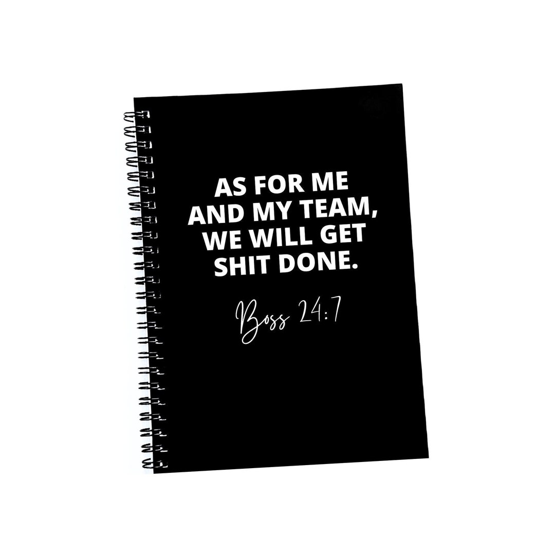 Boss Gift, Team Notebook | Best Boss Leader, Funny Boss Day Gift ...