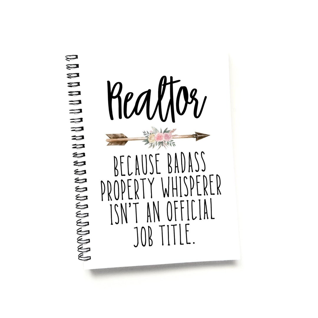Realtor Closing Gift, Real Estate Agent Notebook From Home Buyer ...