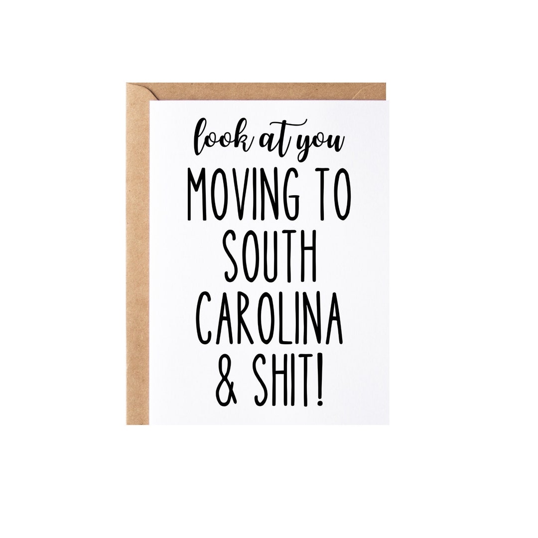 Moving to South Carolina Gift - Friend and Coworker Relocation Goodbye ...