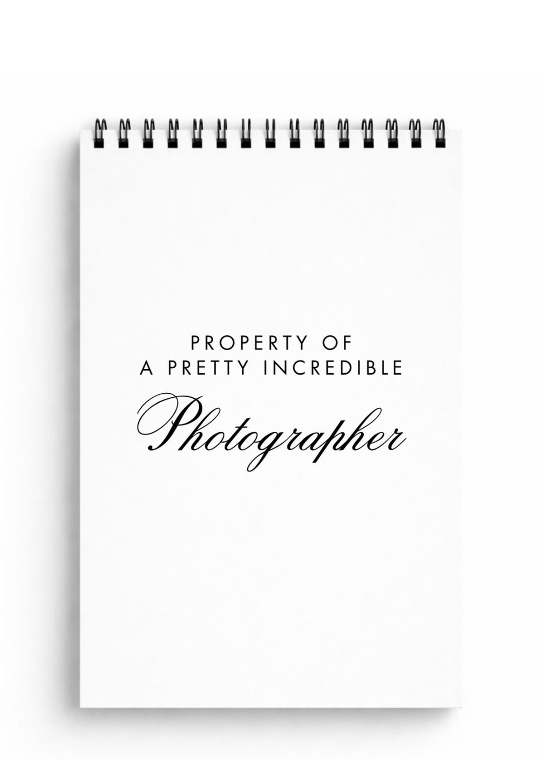 Photographer Thank You, Birthday, and Christmas Present, Photography ...