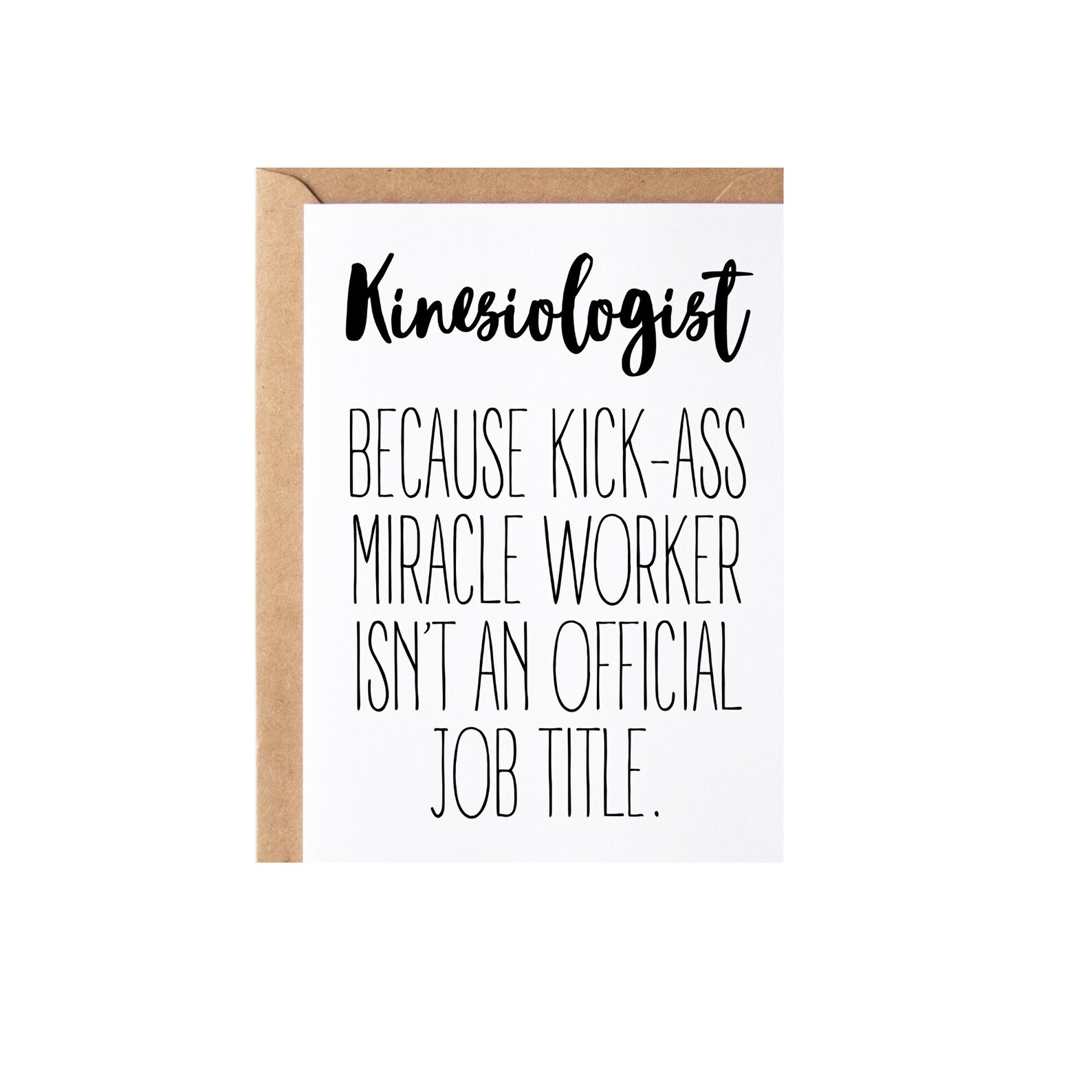 Kinesiologist Gift, Card | Congrats Kinesiology School Student ...