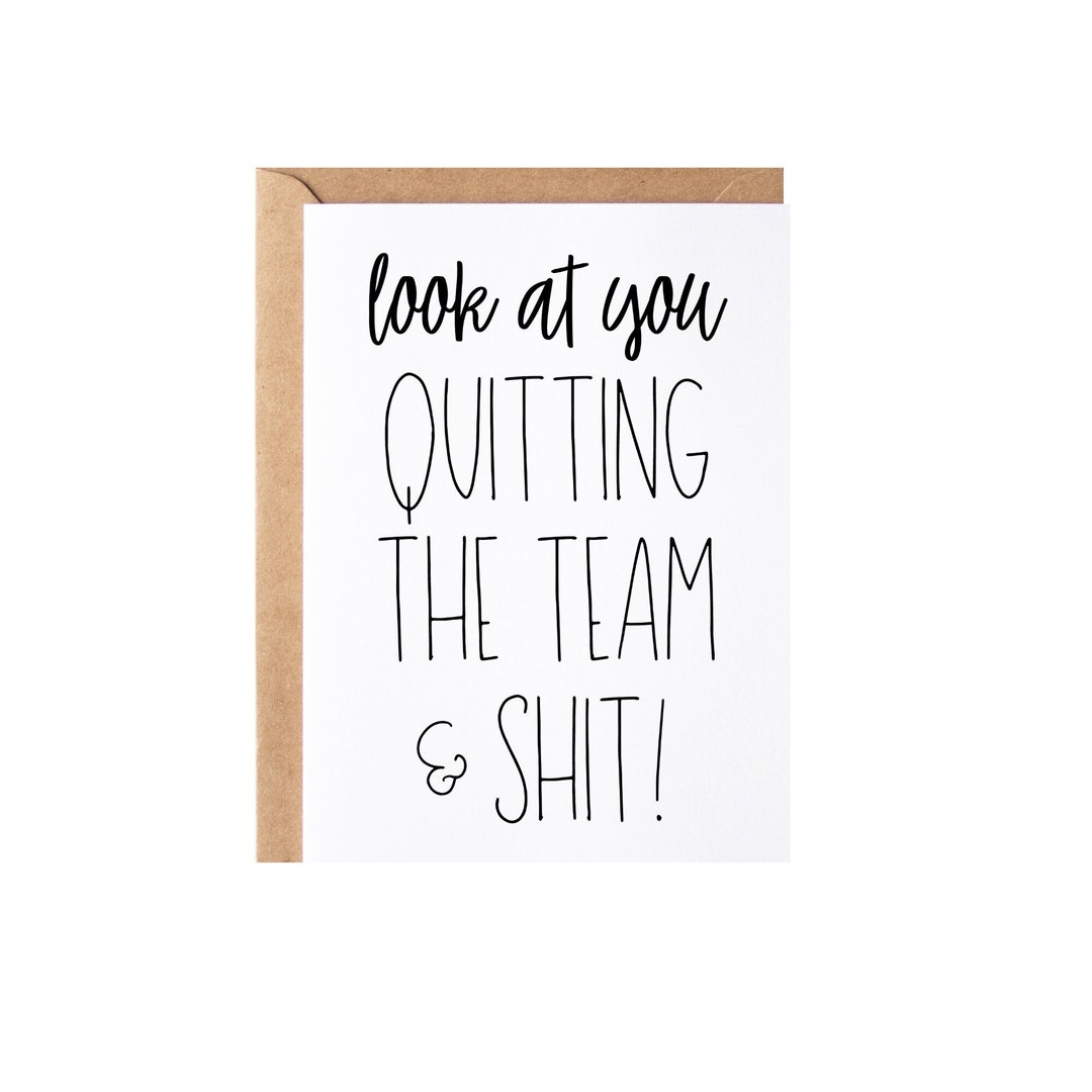 Coworker Leaving Card | Congrats New Job Colleague Goodbye Present ...