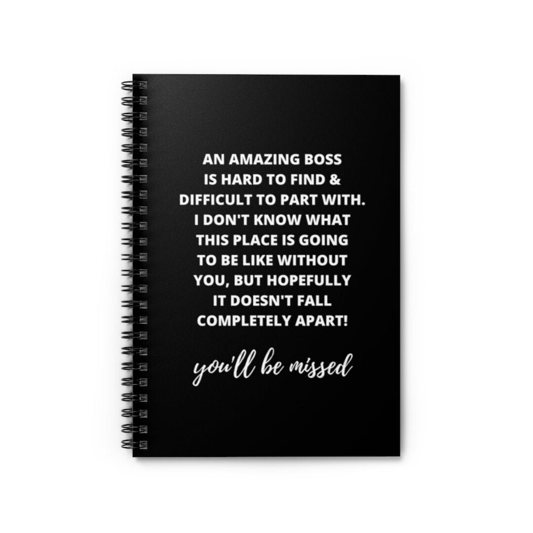 Boss Leaving Gift, Goodbye Farwell Present Idea for Women and Men Boss ...