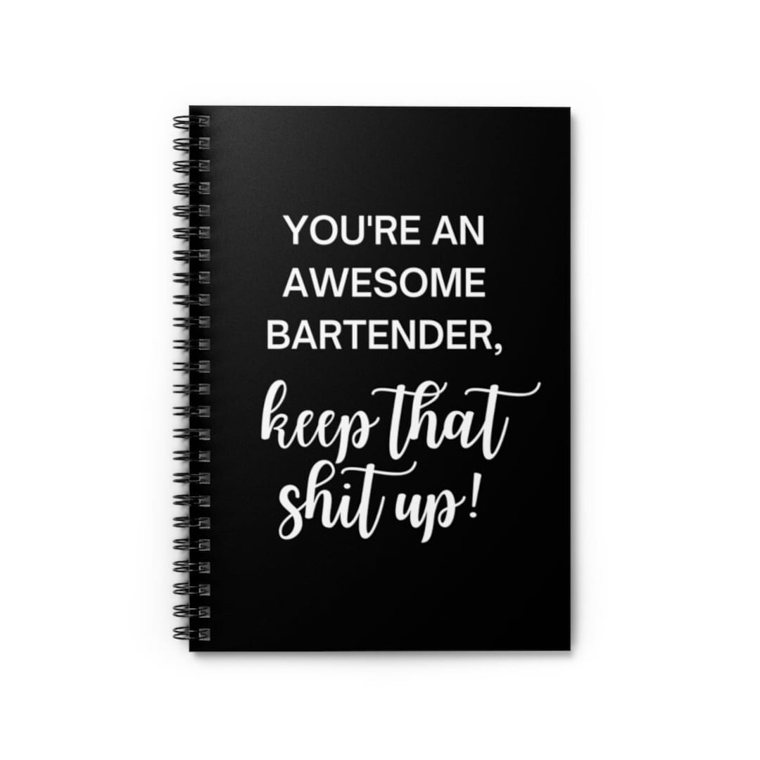 Bartender Gift Funny Barmaid Present Idea Bartender Thank You ...