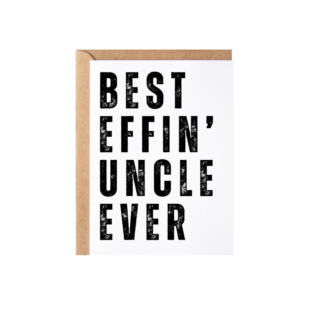 Uncle Birthday Card | Funny Best Uncle Ever Christmas Present Idea From ...