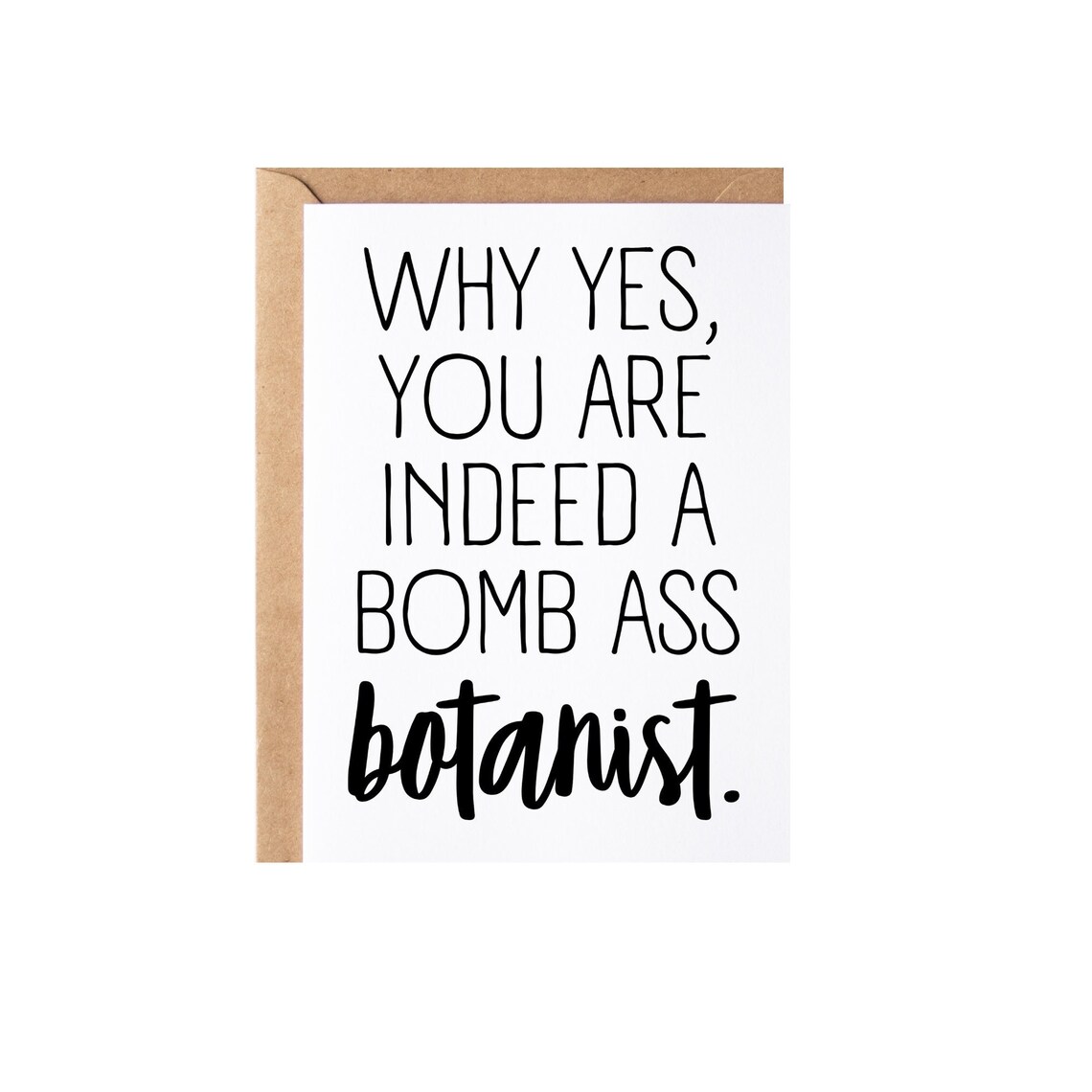 Botanist Gift, Card | Funny Botanist Thank You Appreciation Present ...