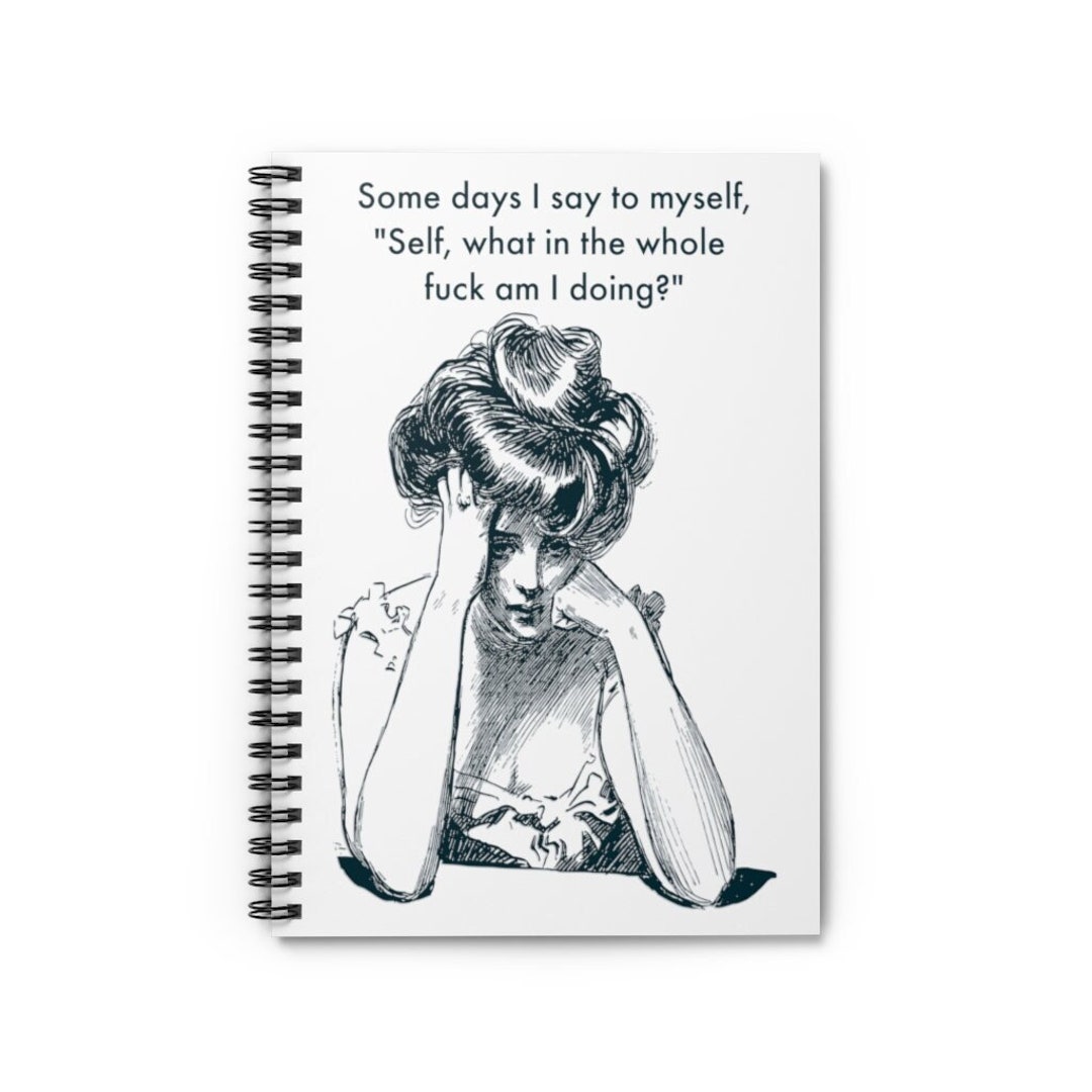 College Ruled Spiral Notebook Gift for Writer Office Supplies for Women ...