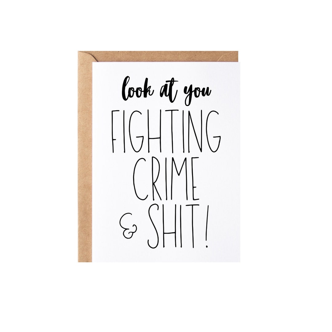 Police Officer Gift, Card | New Cop Present Idea, Police Acadamy ...