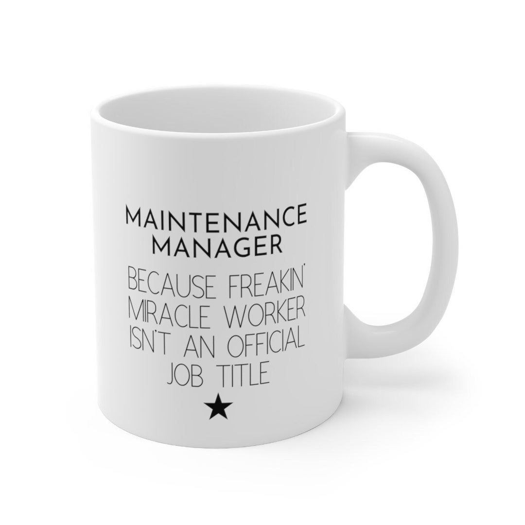 Maintenance Manager Gift Idea, Maintenance Manager Thank You ...