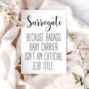Surrogate Gift, Surrogacy Card | Funny Surrogate Mom Thank You Gift ...