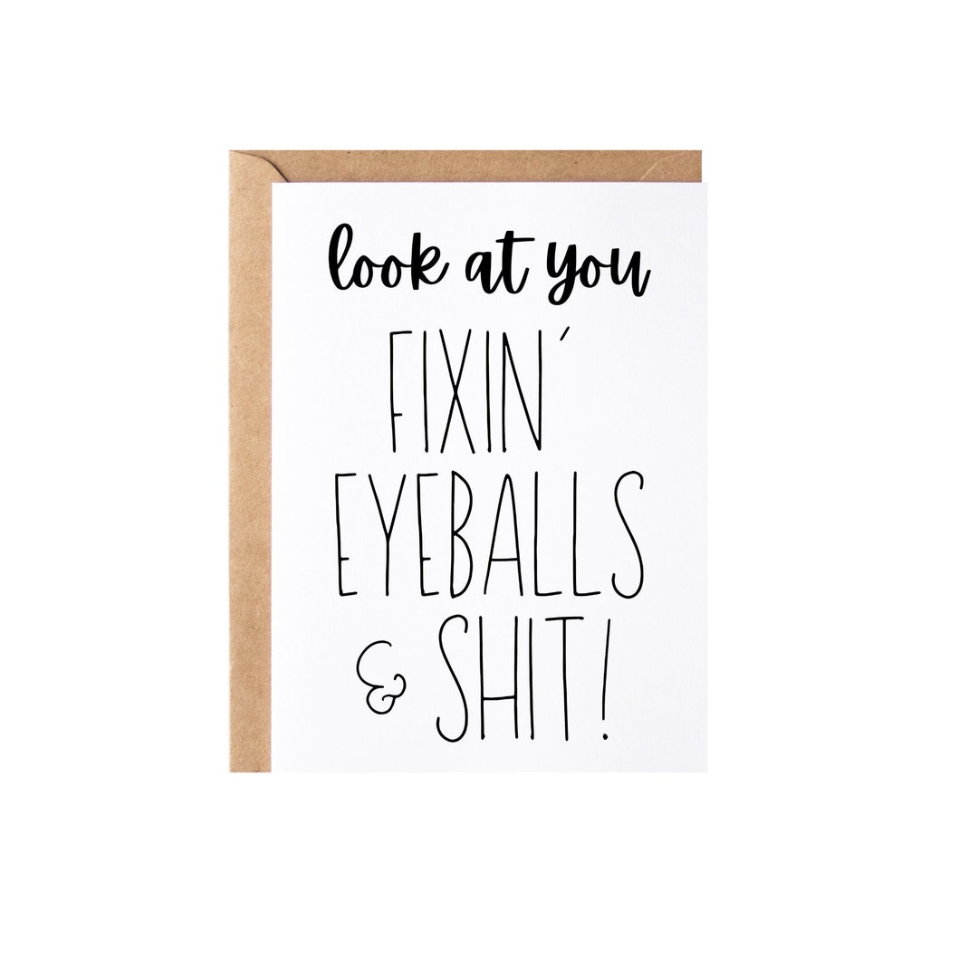 Optometry Gift, Optometrist Card | Ophthalmology Student Graduation ...