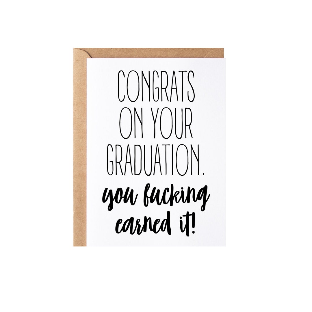 Congrats Grad Card | Funny Congratulations on Your Graduation Present ...