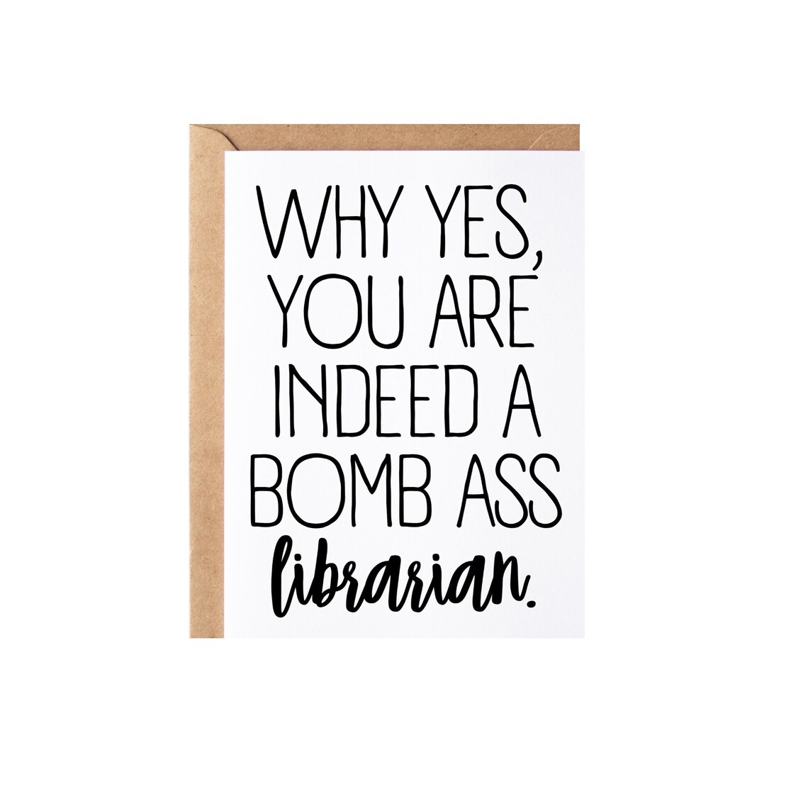 Librarian Gift, Card | Funny Library Science Student Graduation Present ...