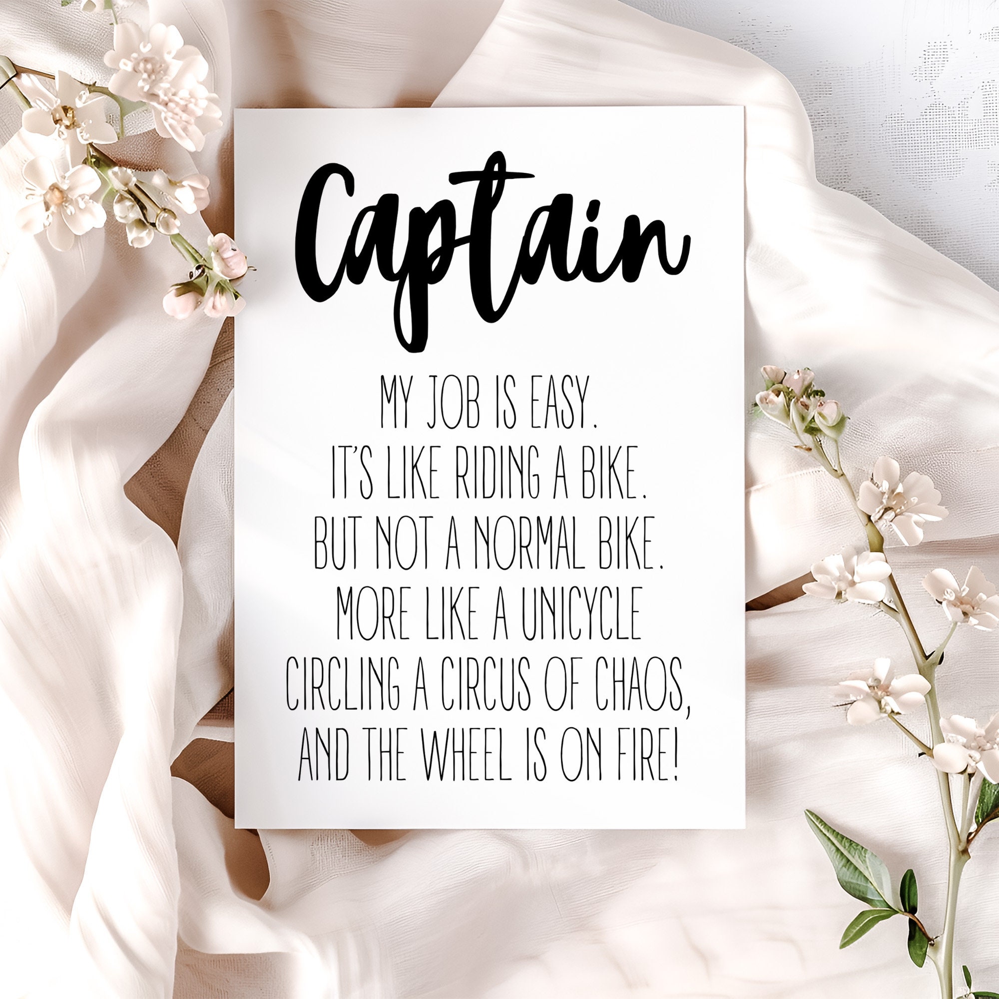 Captain Gift, Card | Funny Captain of the Team Present Idea - Greeting ...