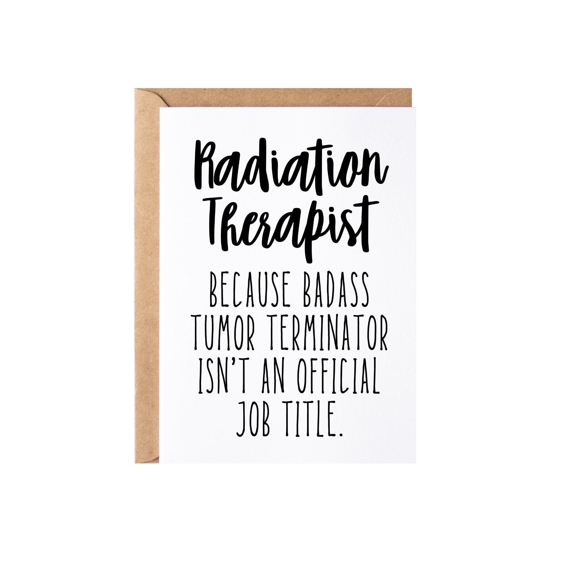 Radiation Therapist Gift, Card | Funny Radiation Therapy College ...
