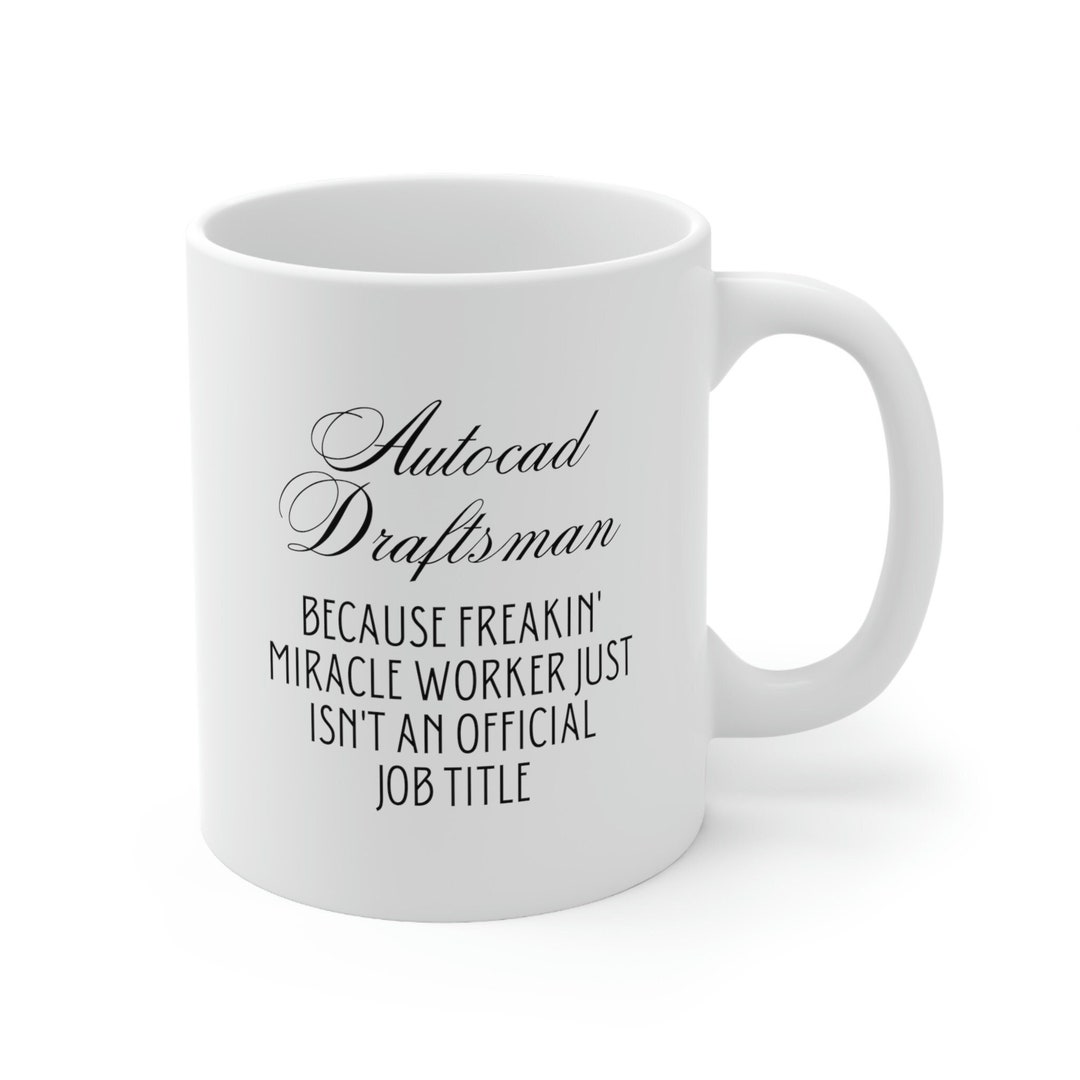 Autocad Draftsman Gift Idea, Funny Thank You Appreciation Present for ...