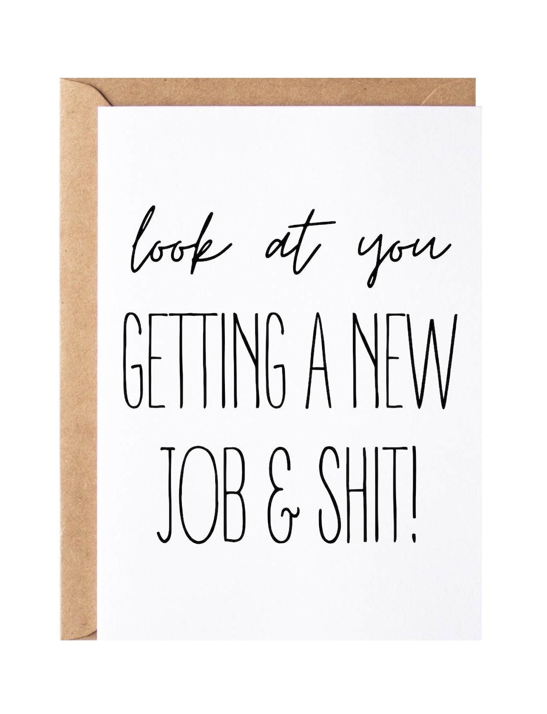 New Job Card, Coworker Leaving Gift, Goodbye Work Colleague Employee ...