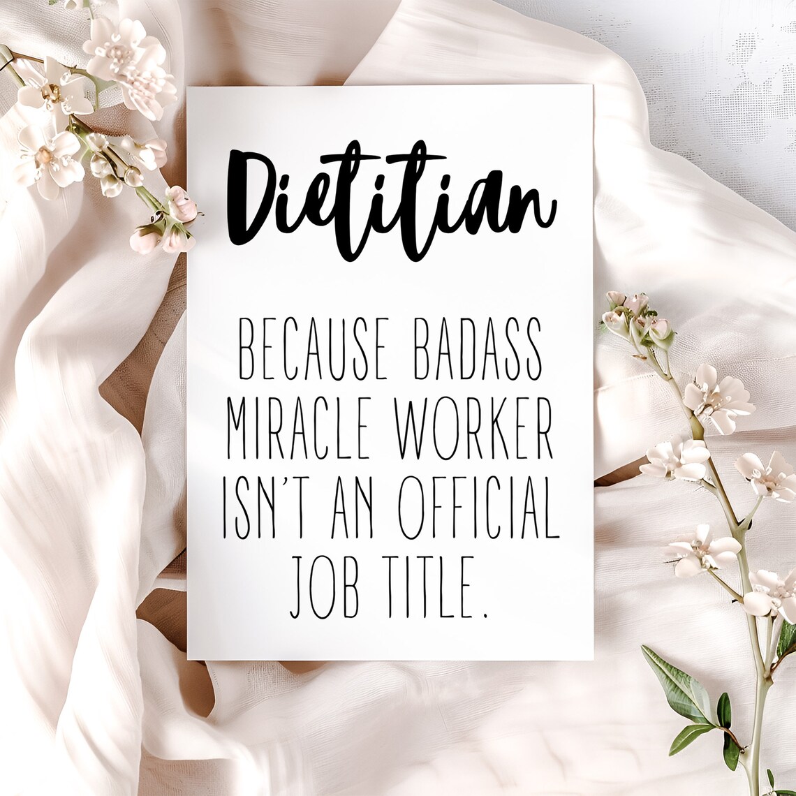 Dietitian Gift, Card | Funny Dietitian Graduation Present Idea ...