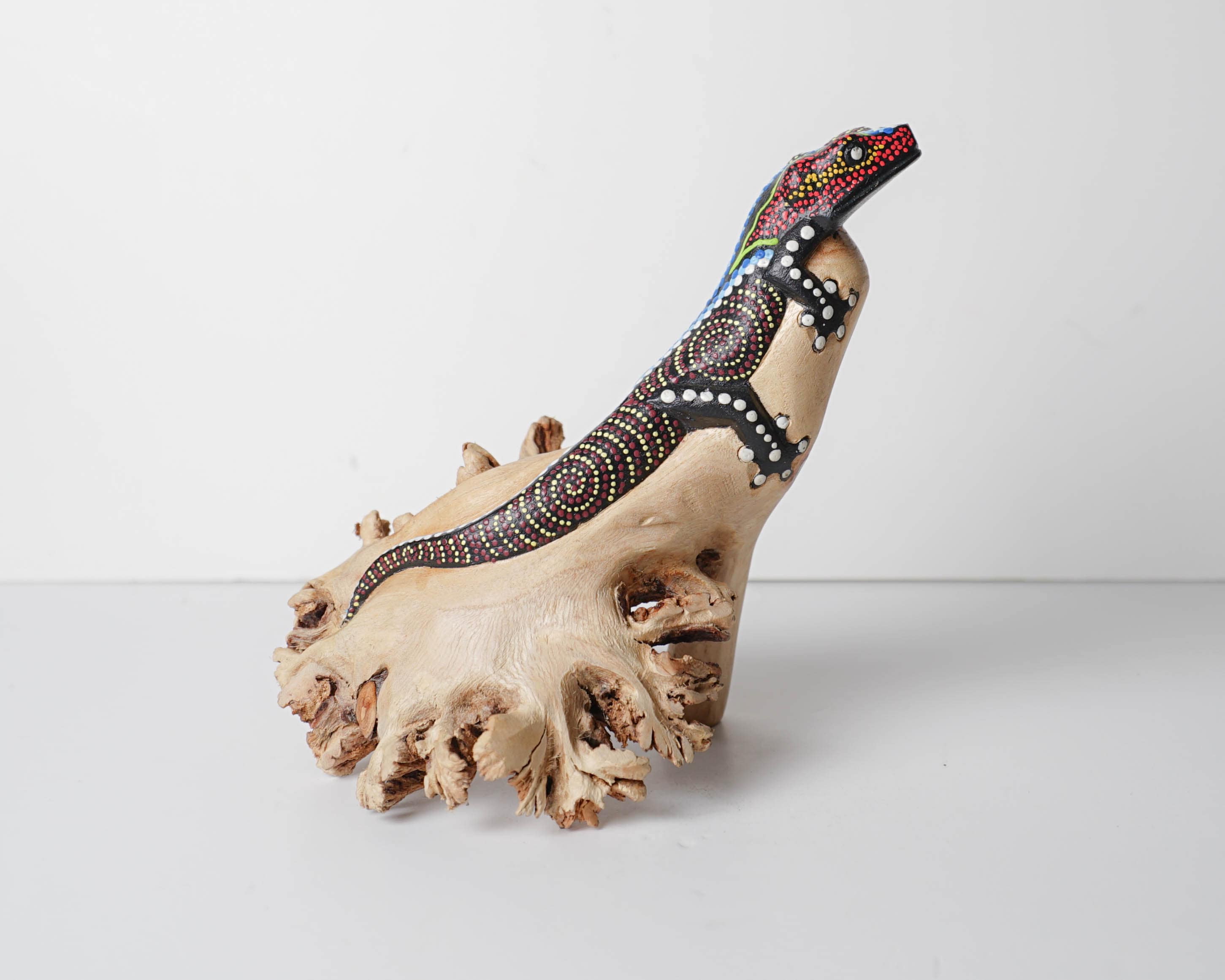 Lizard Statue 5 Inch / 12 Cm Parasite Wood Animal Statue - Etsy