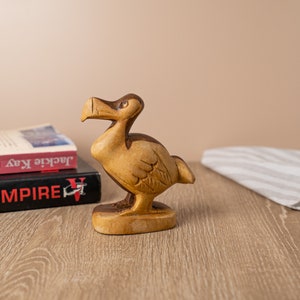Dodo Bird 4 Inch / 10cm , Wood Statue, Wood Carving, Figurine, Home ...