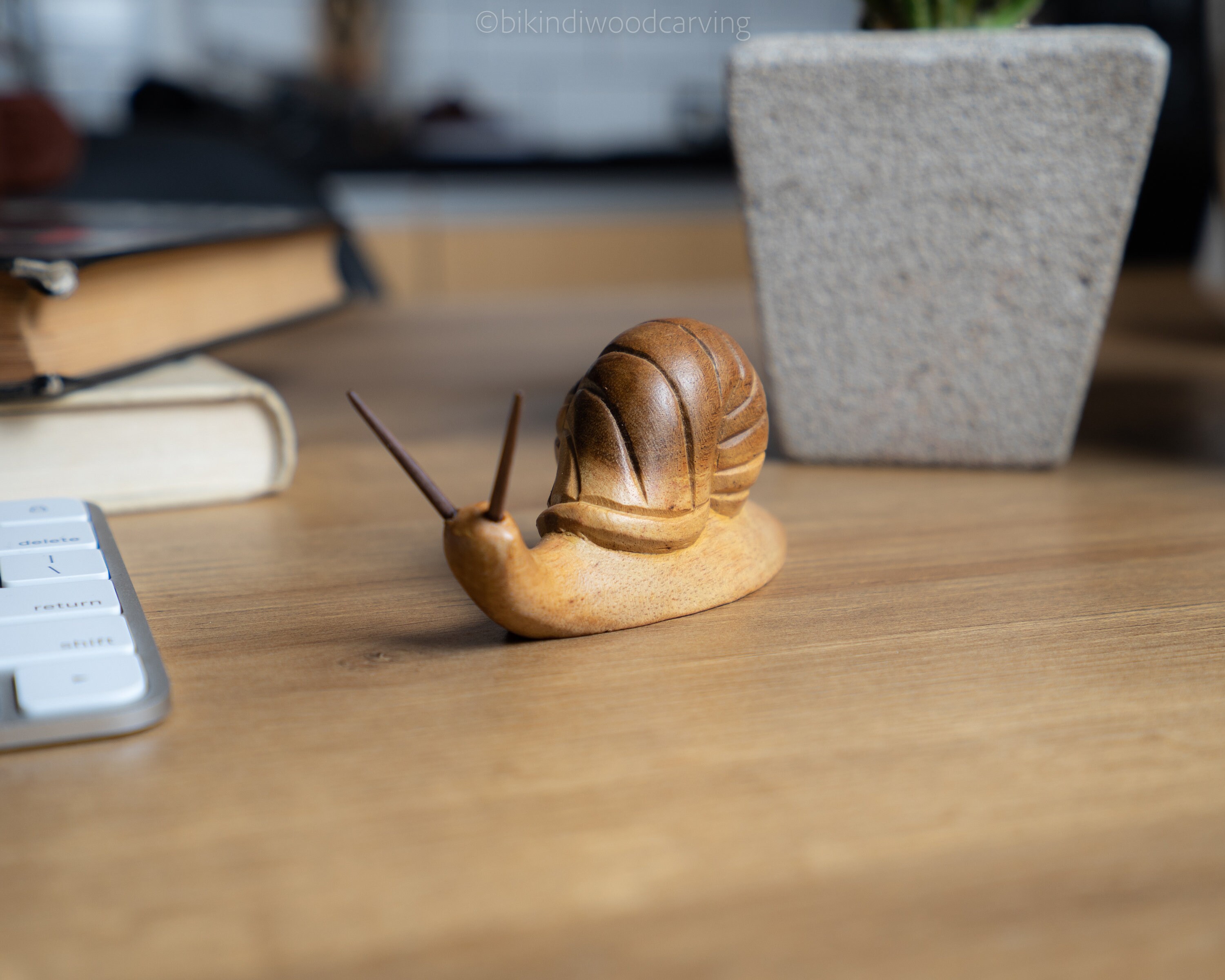 Snail Wooden Carving 2 Inch / 5 Cm Snail Statue Snail | Etsy