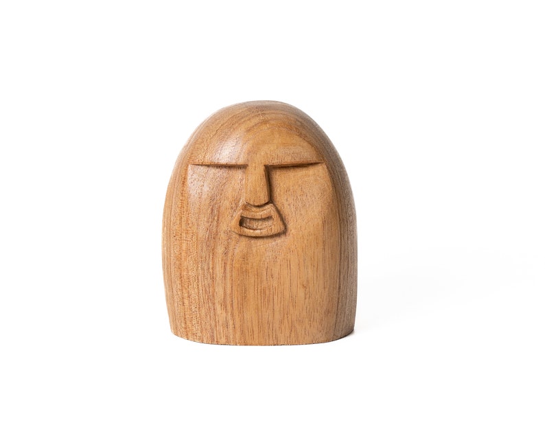 Funny Face, Funny Wood Meme, Wood Face Figurine, Wood Carving, Table ...