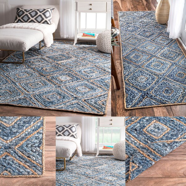 Recycled Denim Rug - Etsy