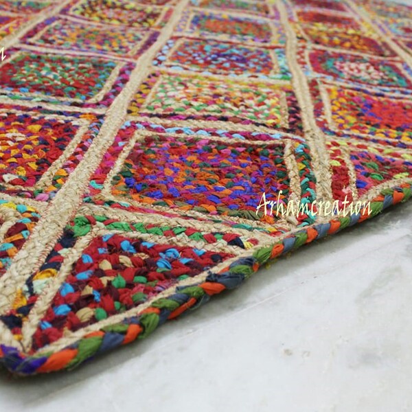 Colorful Braided Rug - Etsy