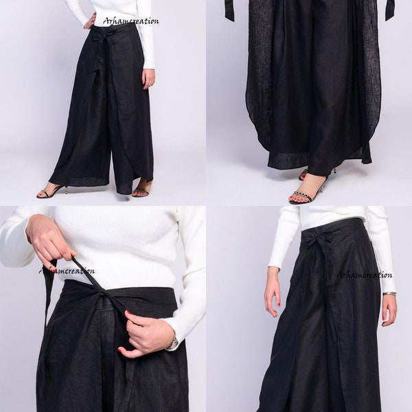 Plus Size Wrap Pants - Etsy