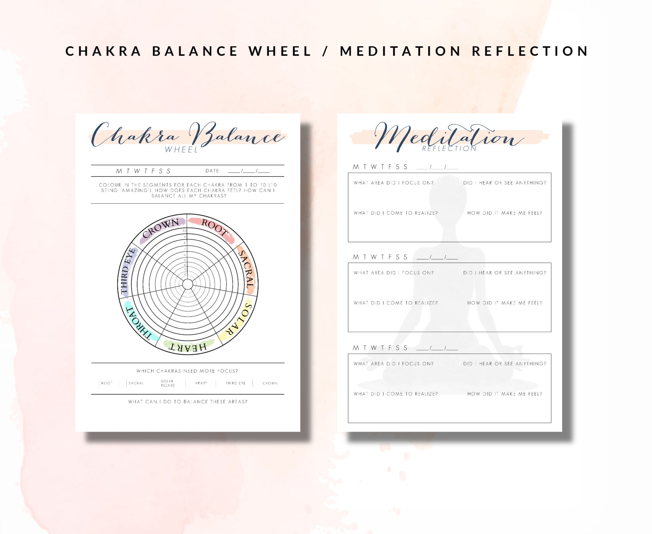 Chakra Guide Bundle / Spiritual Journal / Chakra Alignment / Chakra ...
