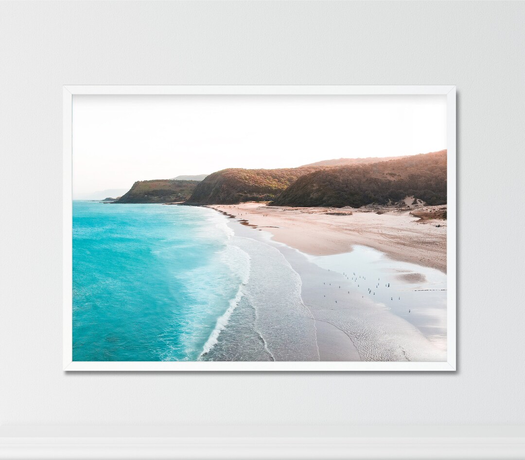 Coastal Beach Print, Beach Printable Digital DOWNLOAD, Coastal Wall ...