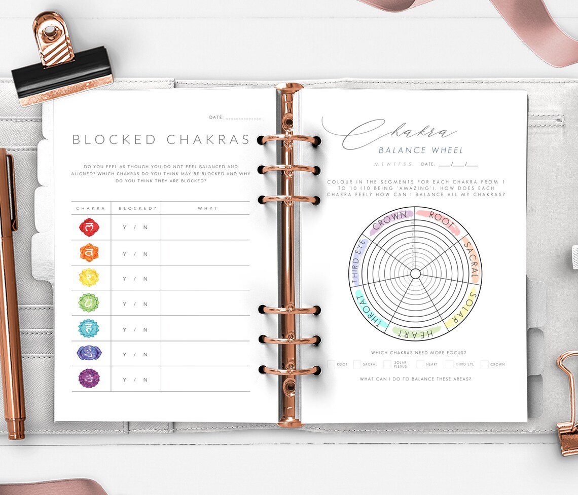 Chakra Healing Worksheets, Chakra Balance Wheel, Blocked Chakra ...