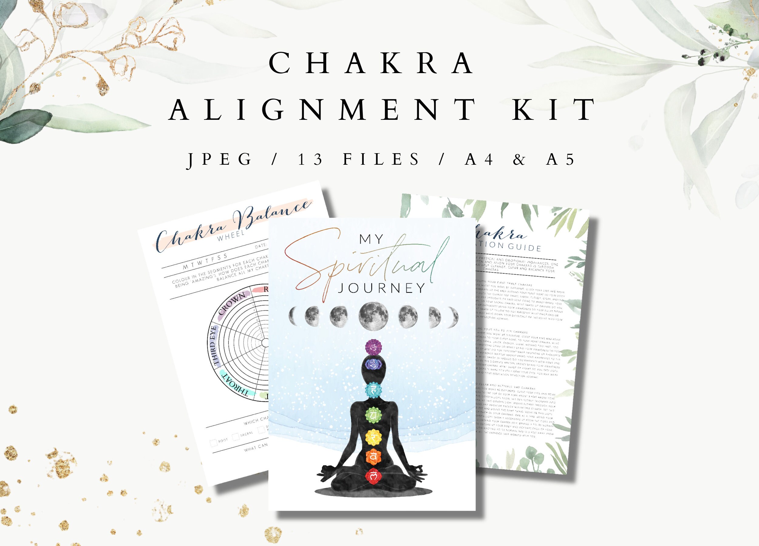 Chakra Guide Bundle / Spiritual Journal / Chakra Alignment / Chakra ...