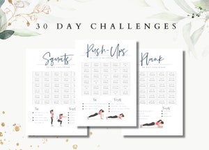 30 Day Running 5K Challenge Printable Running Tracker Digital Workout ...