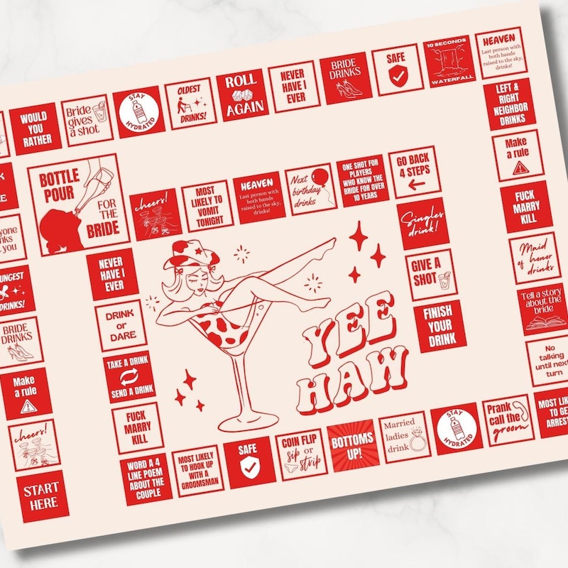 Rodeo Girls Board Game - Etsy