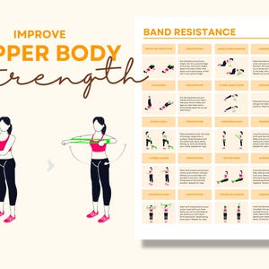 Resistance Band Workout Templates | Strength & Toning Exercises | Full ...