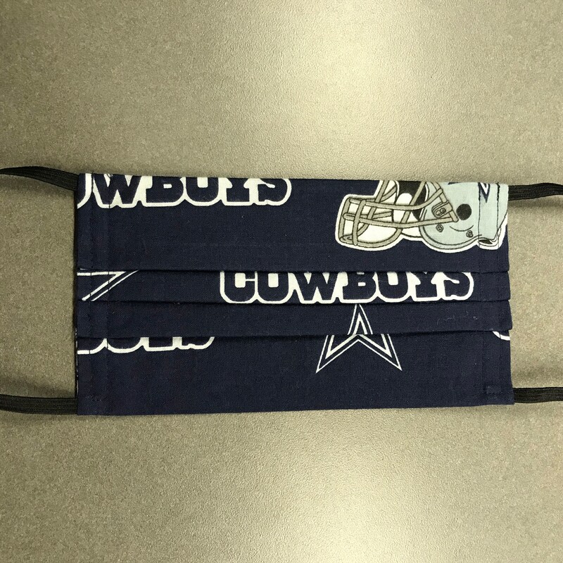 Dallas Cowboys Face Mask - Etsy