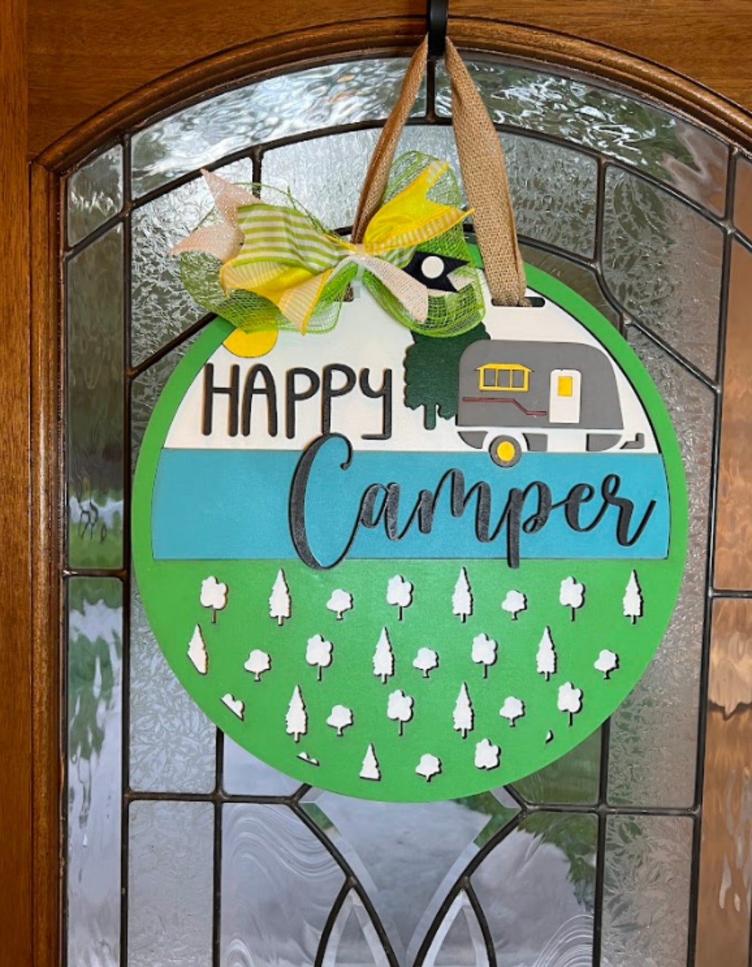 Happy Camper Sign, RV Camper Sign, Camper Sign, Campers Welcome Sign ...