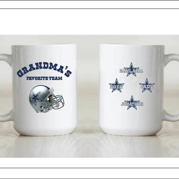 Dallas Cowboys Mug Svg - Etsy