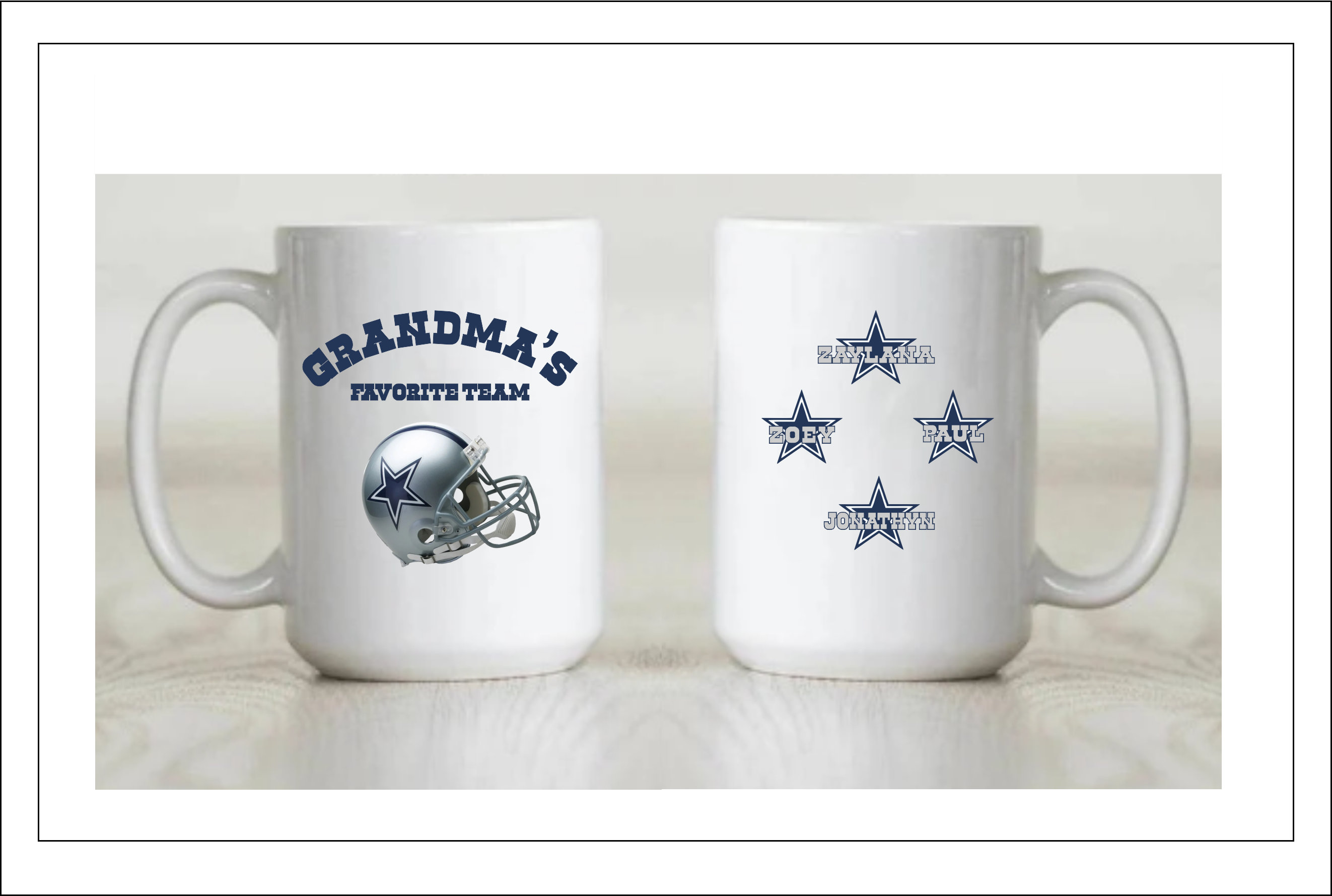 Personalized Dallas Cowboys Mug , Personalized Dallas Cowboy Mug, Nana ...