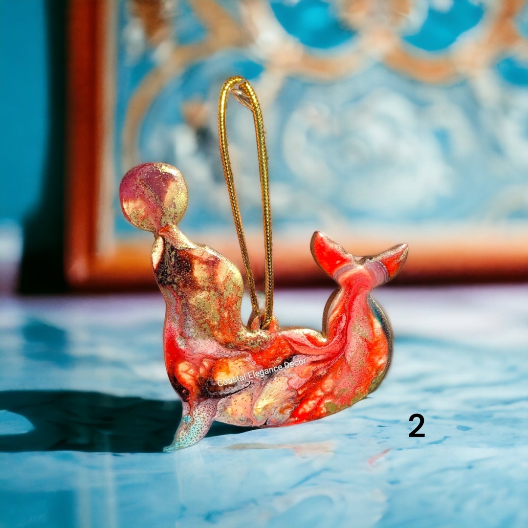 Playful Seal With Ball Resin and Wood Ornaments - Etsy