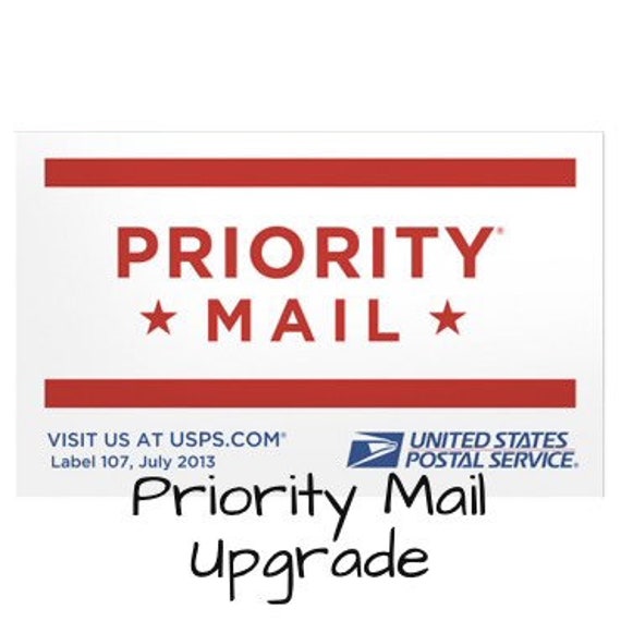 Priority Mail Upgrade - Etsy