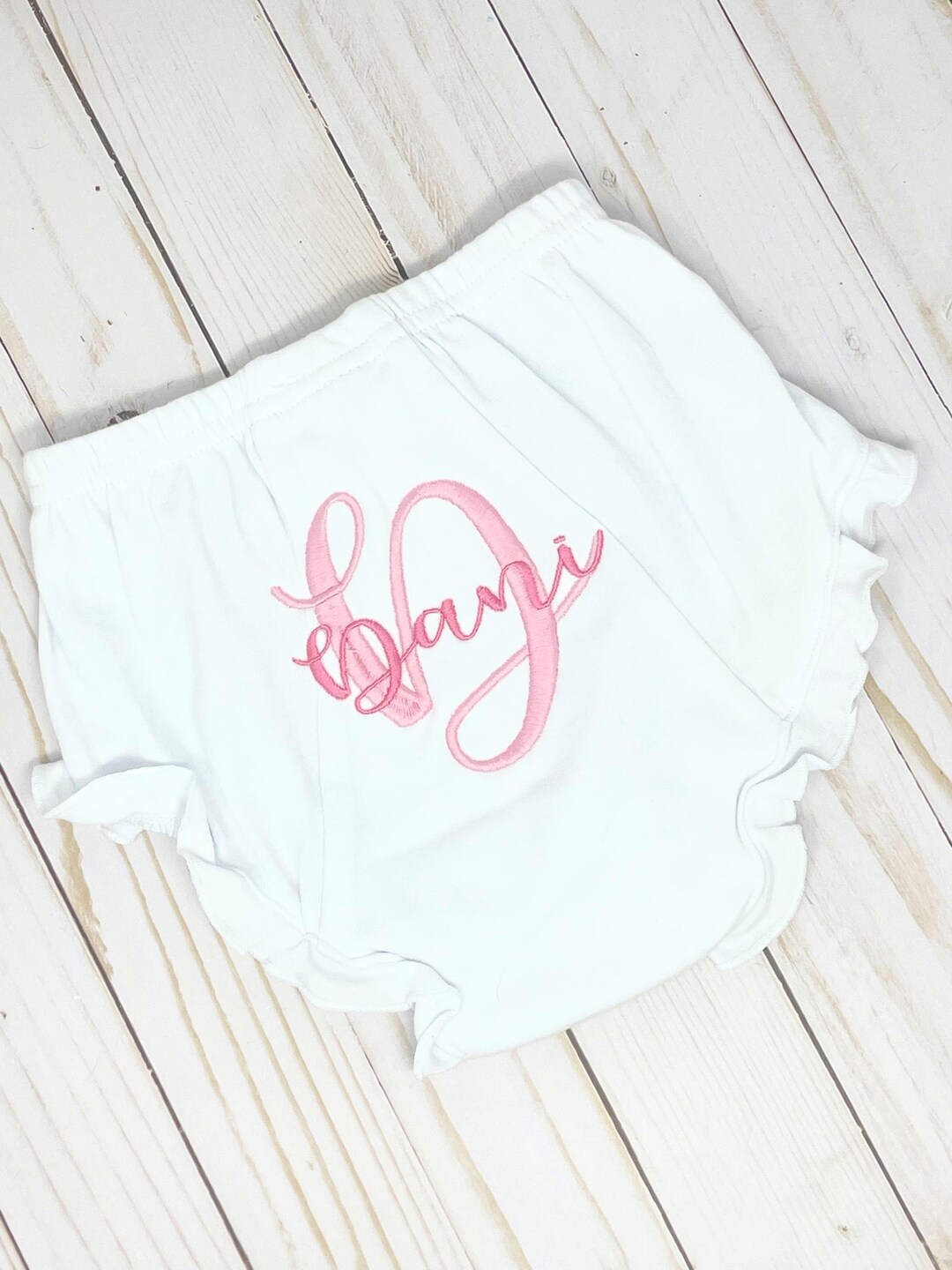 Girls Monogrammed Bloomers | Monogrammed Diaper Cover | Monogrammed ...