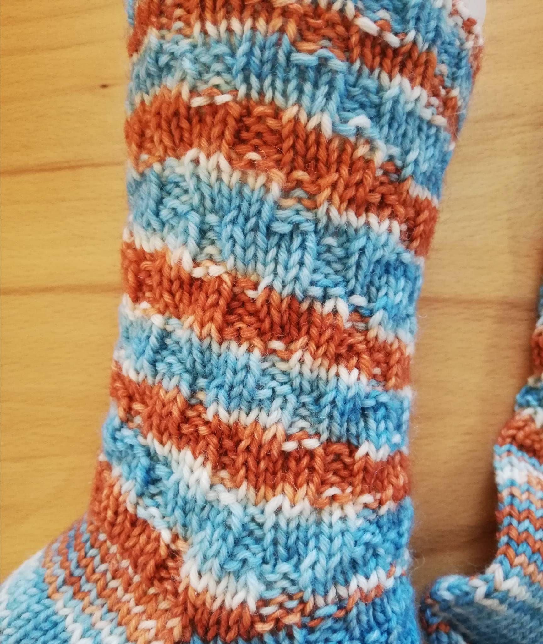 Hand-knitted Cuddly Socks Made of Hand-dyed 6-fold Sock Wool - Etsy UK