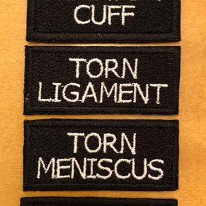 Sports Injuries Patches - Etsy