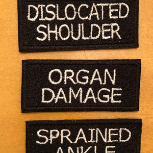 Sports Injuries Patches - Etsy