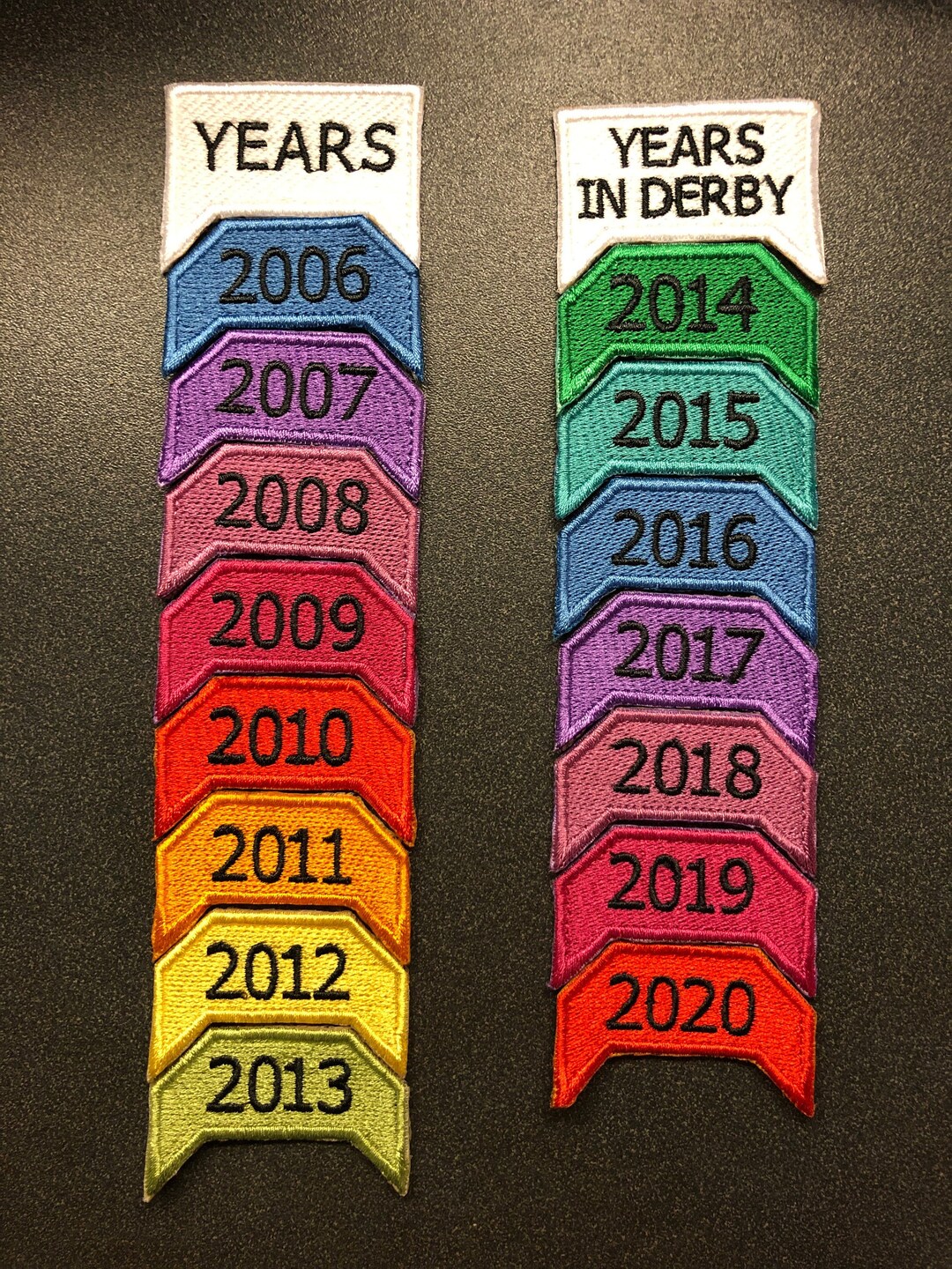 Roller Derby Year Patches - Etsy